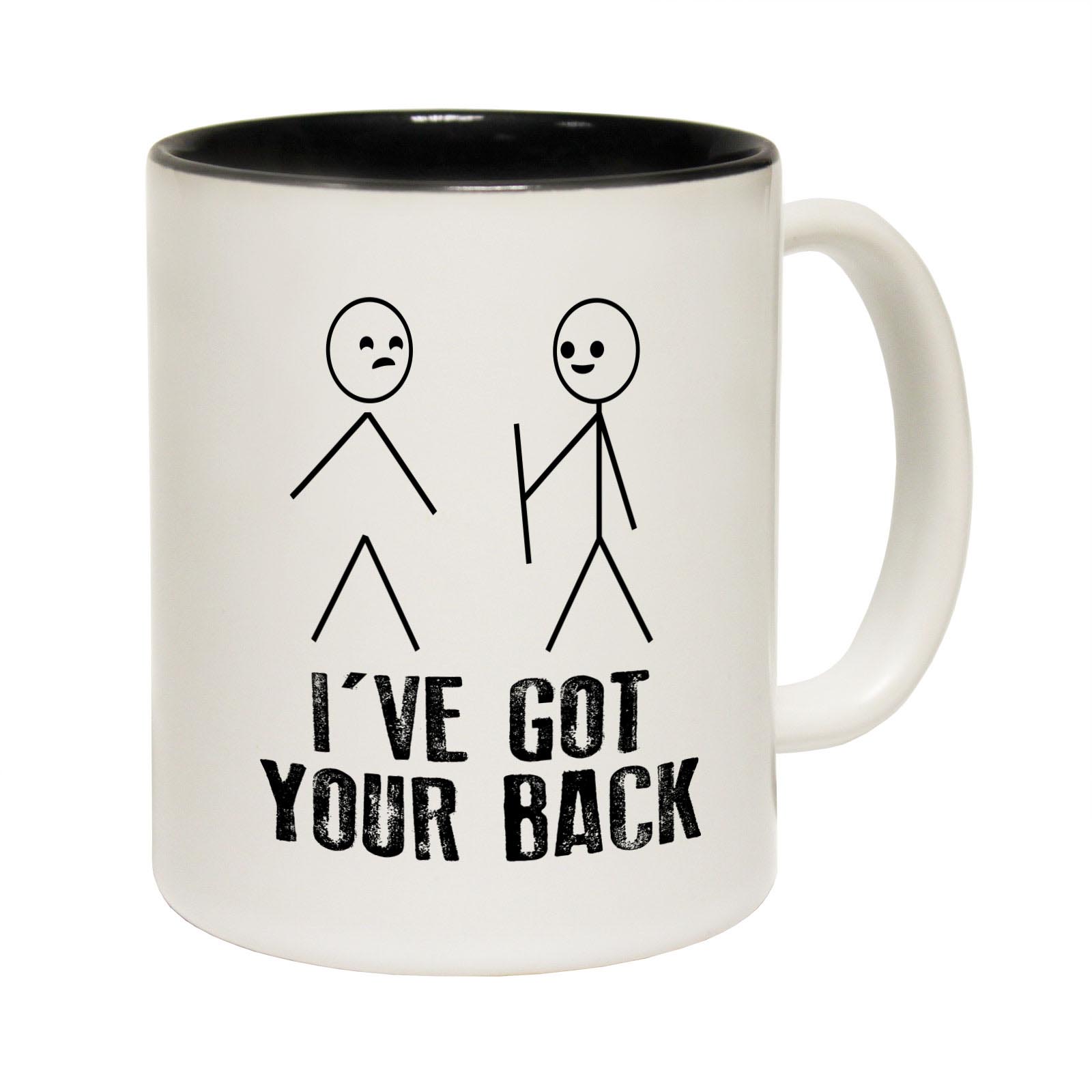 Funny Coffee Mug Christmas Birthday GIFT BOXED Ive Got Your Back Cup ...