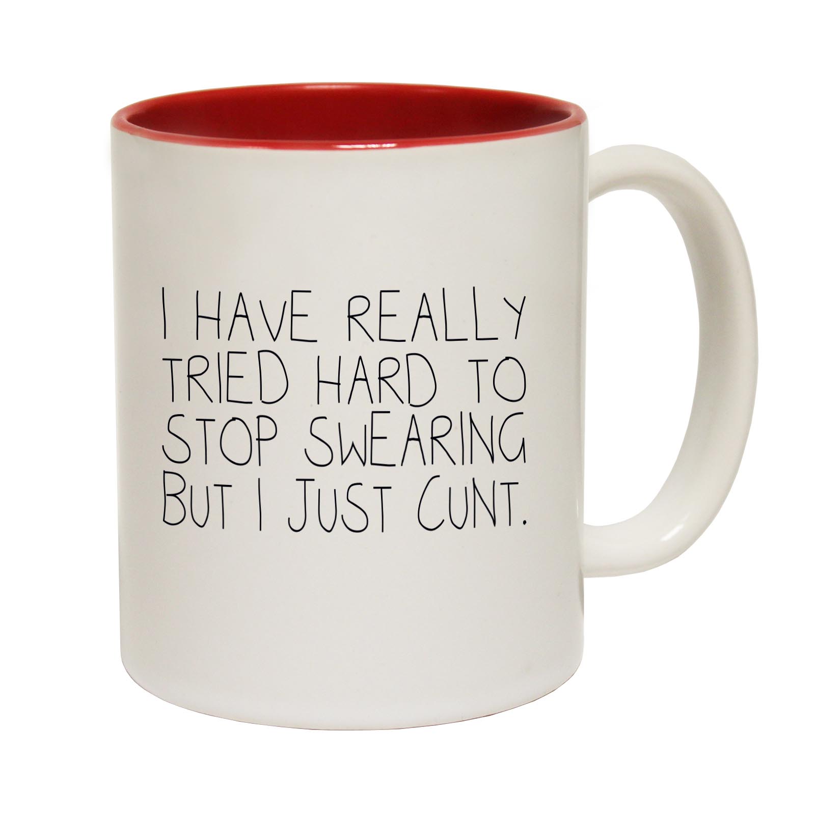 Funny Coffee Mug Christmas Birthday GIFT BOXED Tried Swearing ...